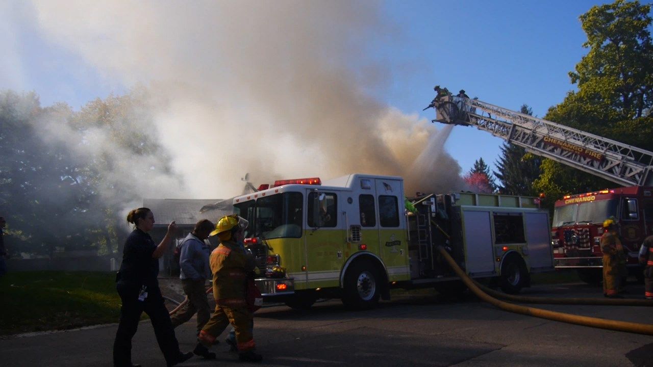 Residents Escape Fire at Two-Family Home in Town of Chenango - WICZ