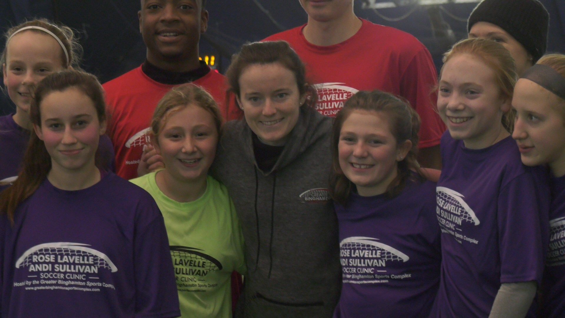 USWNT Members Rose Lavelle and Andi Sullivan visit GB Sports Complex - WICZ