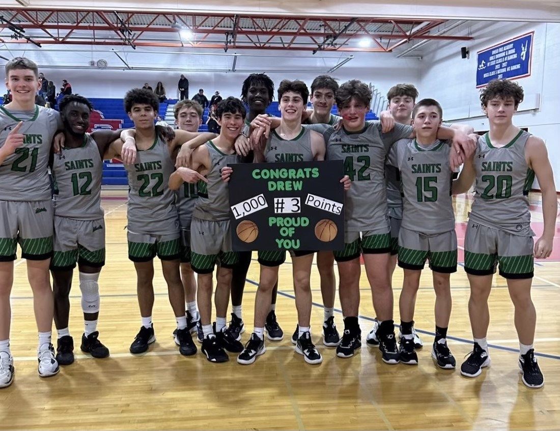 Seton's Drew Erickson Scores 1,000th Career Point in Win Over Owego - WICZ