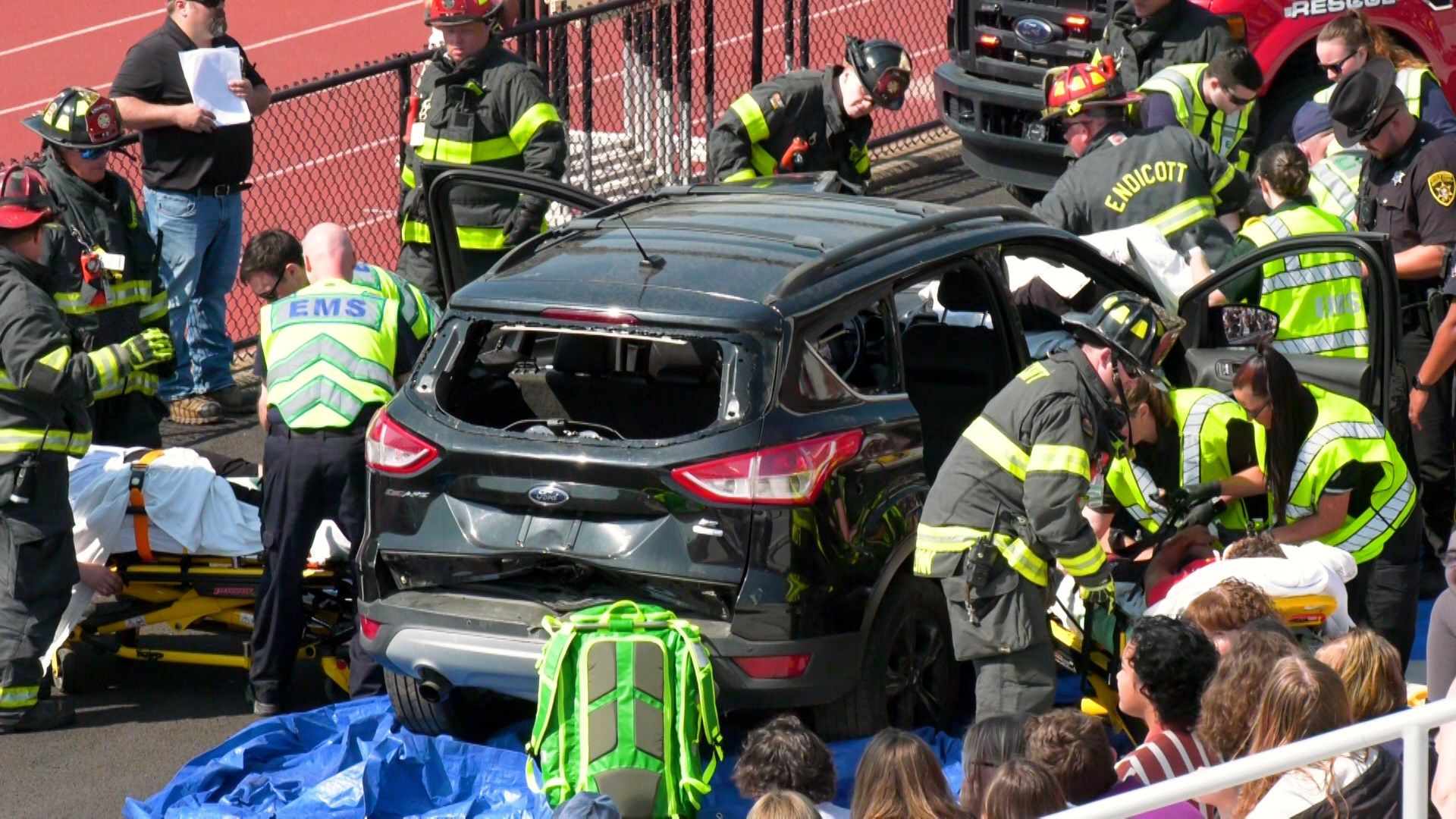 U-E Students Experience Mock Crash, Showing Dangers of Driving Under ...