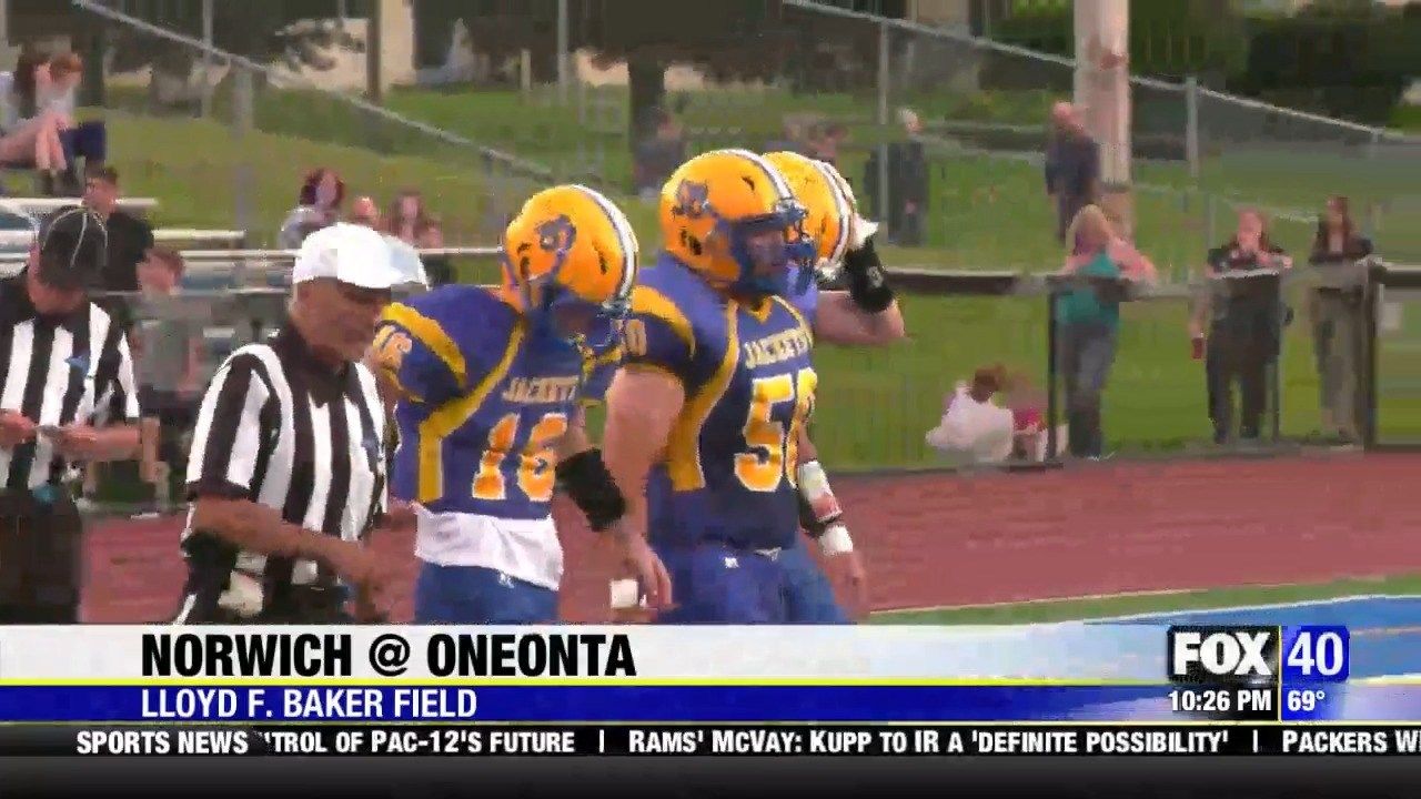 Norwich Football Downs Oneonta For First Win Of The Season - WICZ
