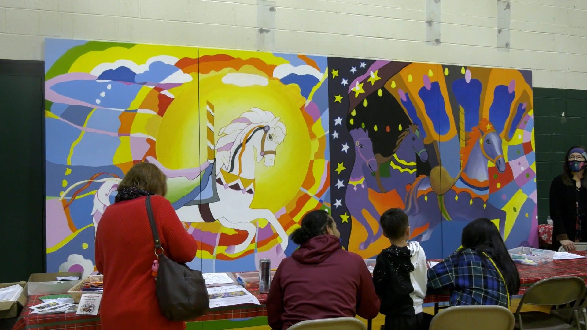 Two New Carousel Murals Being Previewed for 2024 Park Season - WICZ