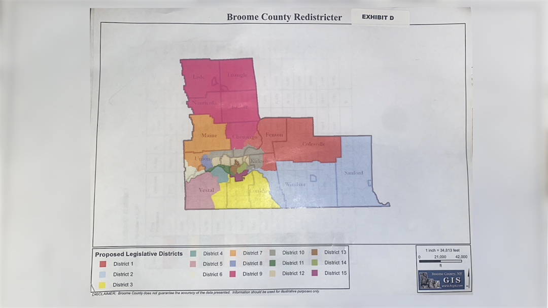 Broome County Legislators Meet to Redraw District Lines - WICZ