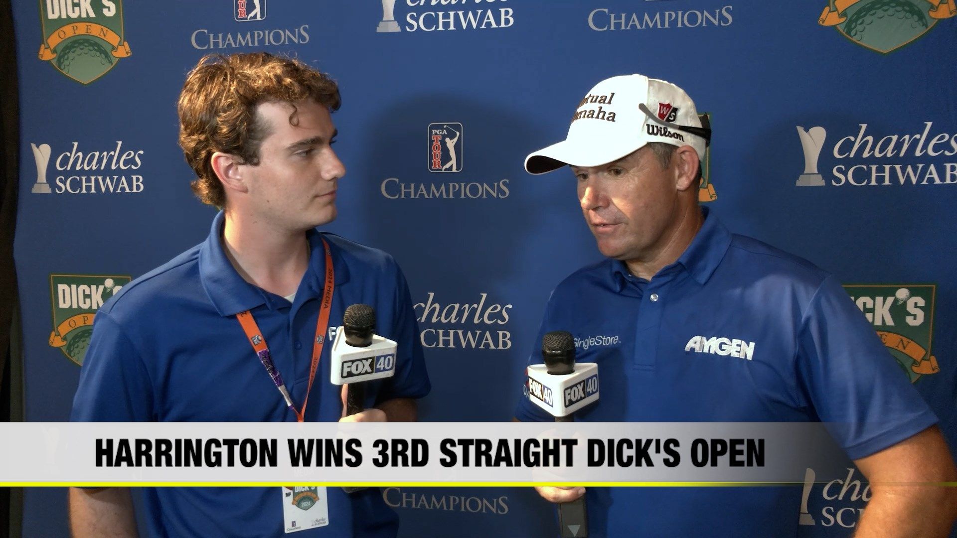 Fox 40 Interviews Padraig Harrington After Winning Third-Straight Dick ...