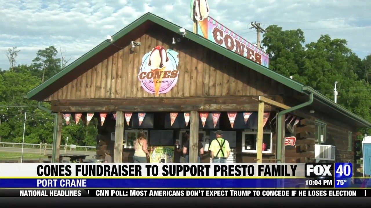 Cones Ice Cream to Host Fundraiser for AJ Presto - WICZ
